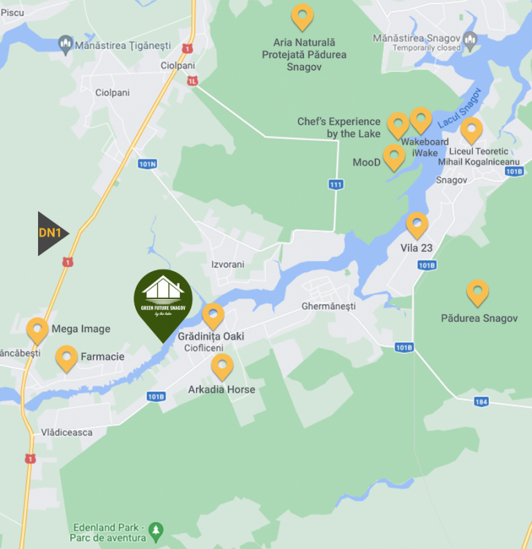 Localizare - Green Future Snagov